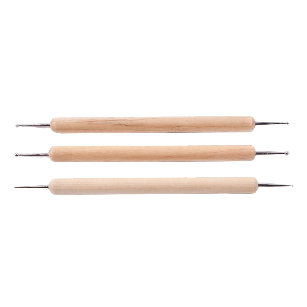 ADVEN 3 Pieces Quilling Tool Indentation Pen Double-end Rhinestones Gem ...