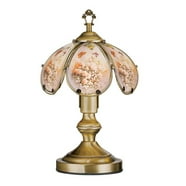 ORE International 15" Touch Lamp, Brushed Gold - Walmart.com