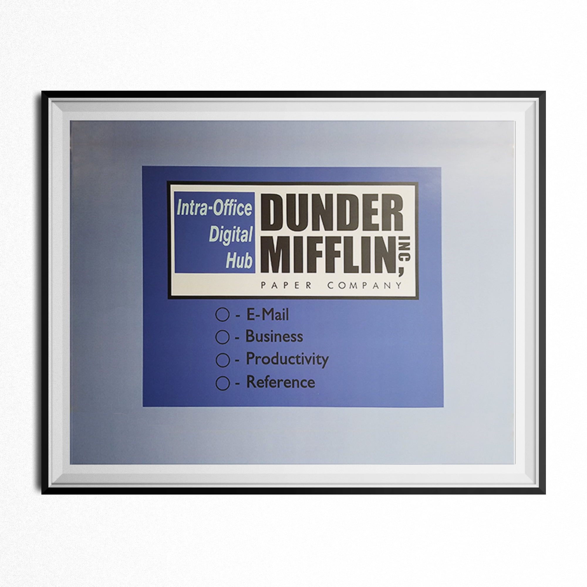Dunder Mifflin Intra-Office Digital Hub Poster The Office TV Show PC ...