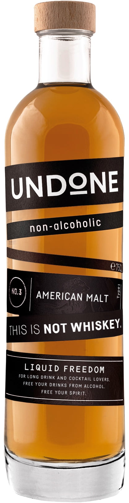 UNDONE No.3 Non-Alcoholic American Malt Spirits, Zero Proof, Low ...