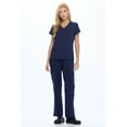 NATURAL UNIFORMS Womens Scrub Set Lightweight Stretch with 12 Pockets ...