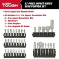 Hyper Tough 37-Piece Impact-Rated Screwdriver Bit Set, Model 5353V ...