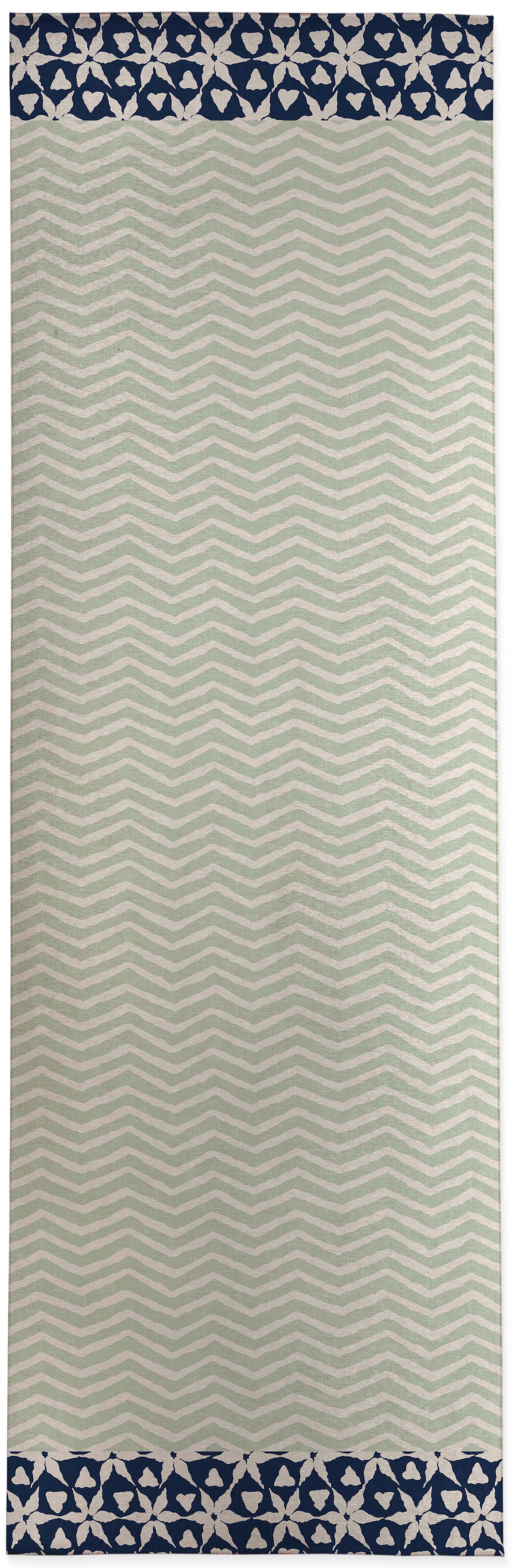 BULA ZIG FLOWER BORDER MINT Outdoor Rug By Kavka Designs - Walmart.com