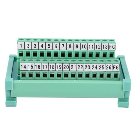 Terminal Blocks Module,SCSI 26P PLC Breakout Terminal Breakout Board ...