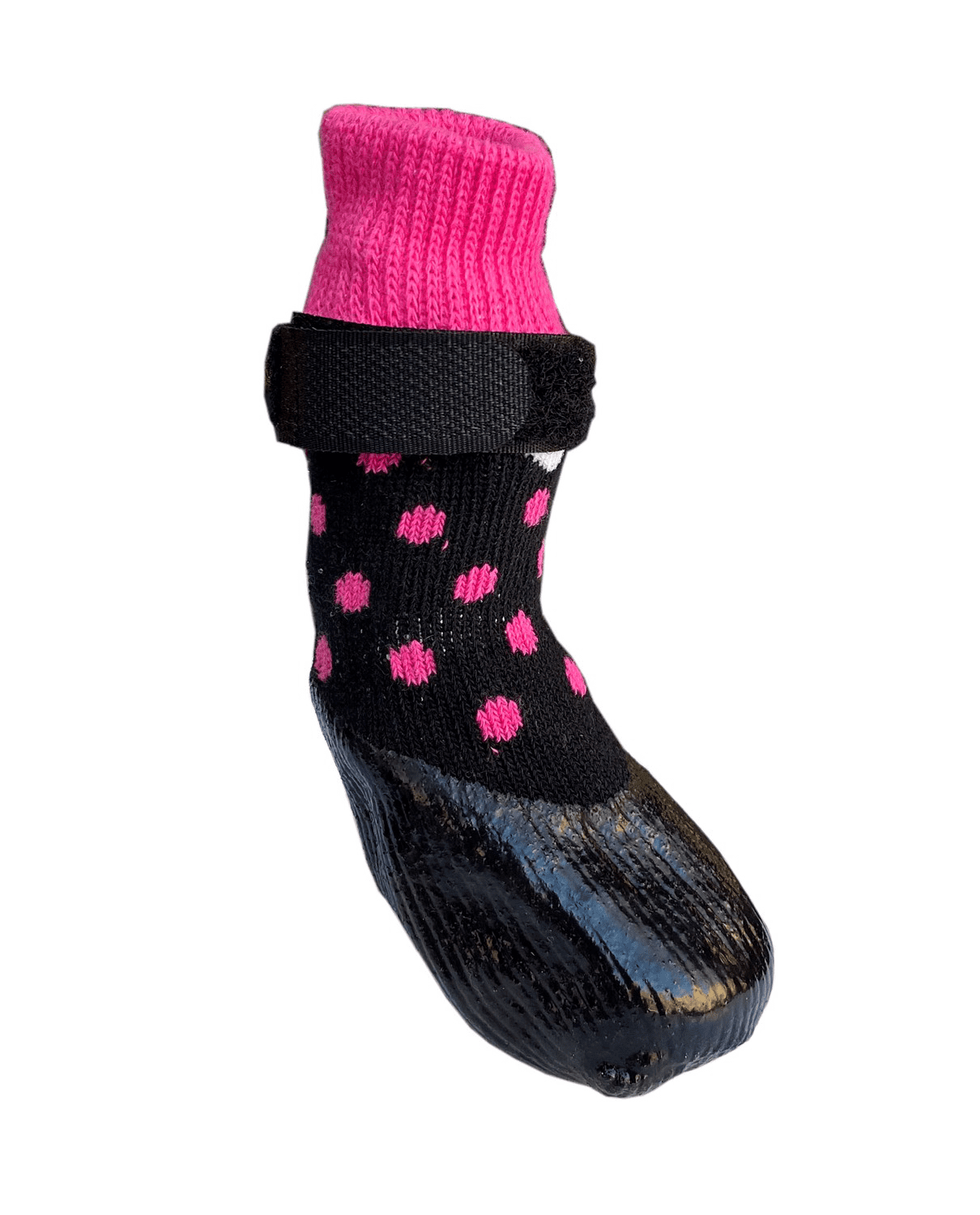 HDP Waterproof rubberized SOCKS boots Set of 4 Size:XSmall Color:Pink ...