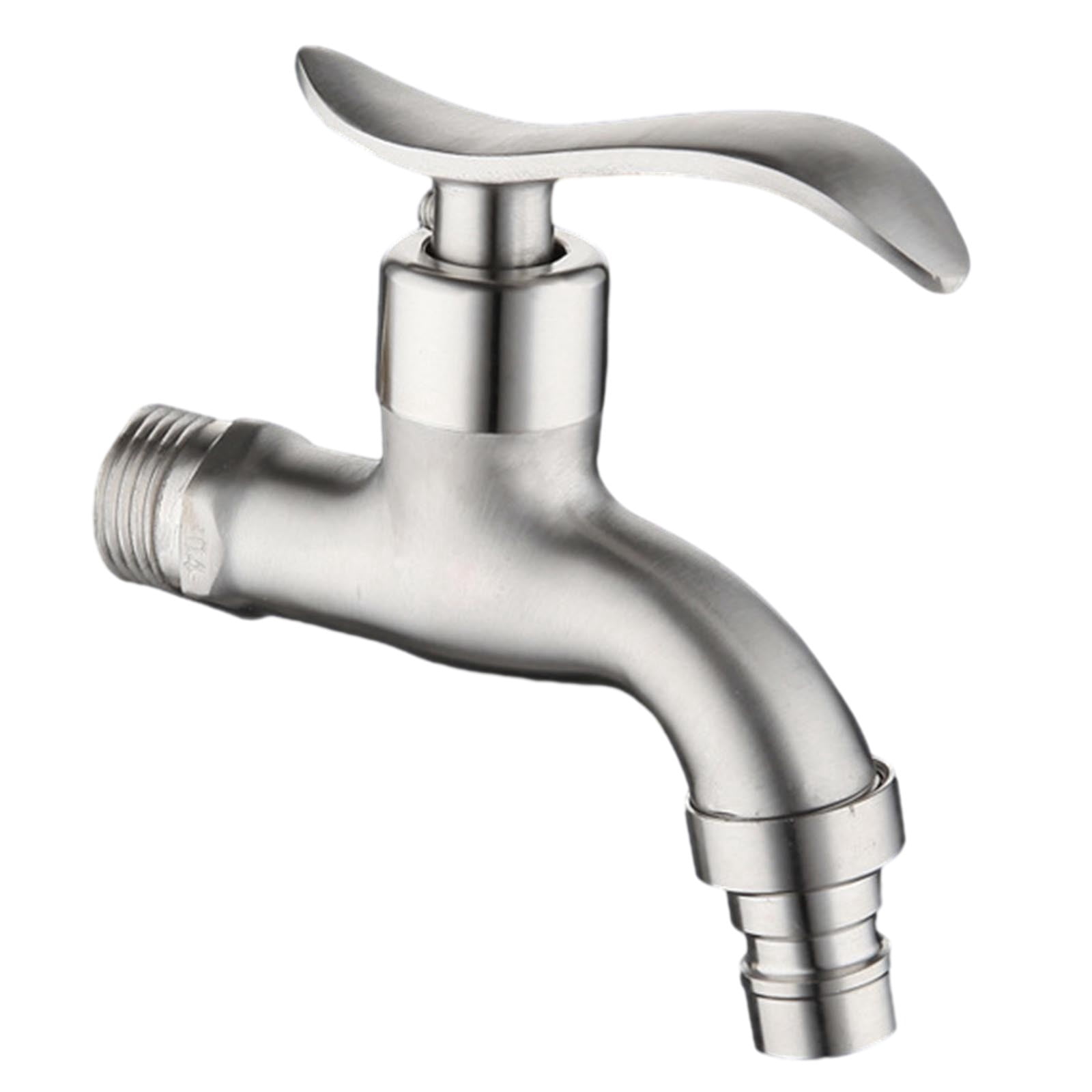 MYG Wall Cold Tap Staninless Steel Washing Machine Single Handle ...