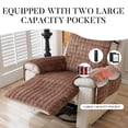 FASHLAZ Durable Couch Cover for Recliner Chair Washable Slipcover with ...