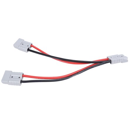 Y Splitter Battery Connector Cable, High Temp Resistant Battery Adapter ...