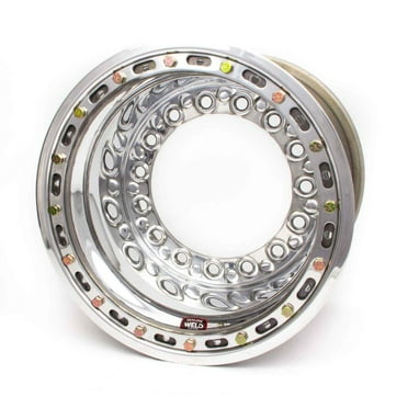 Weld Draglite 15x10 / 5x4.5 5x4.75 BP / 5.5in. BS Polished Wheel - Non ...