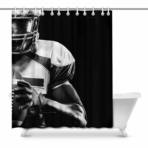 MKHERT Sport Decor American Football Sportsman Player Decor Waterproof ...