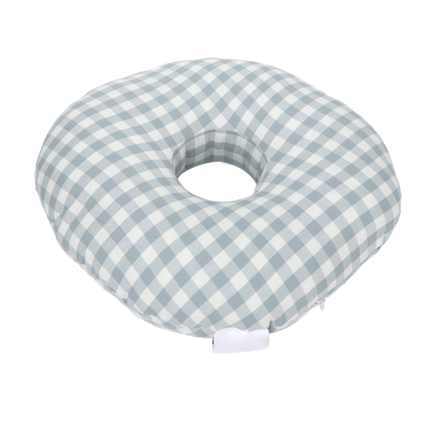 Click here for Dewin Ear Pillow Round Blue Gingham Cotton Zipper... prices