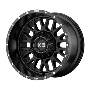 XD Aluminum Rim XD856 OMEGA 20X10in Satin Black Machined Lip with Red ...