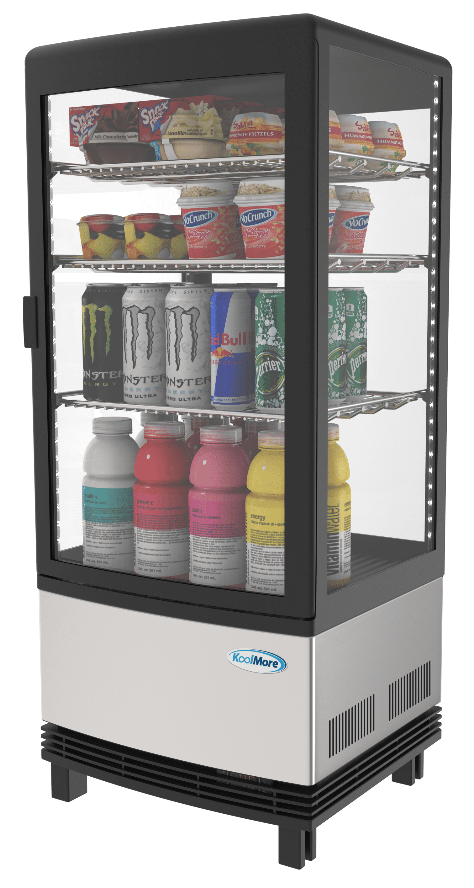 Countertop Refrigerator Display Case with Led lighting - 3 cu. ft ...