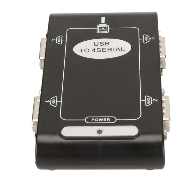 USB To RS232 Adapter, USB To Serial Adapter 4 RS232 Port Hub, COM ...