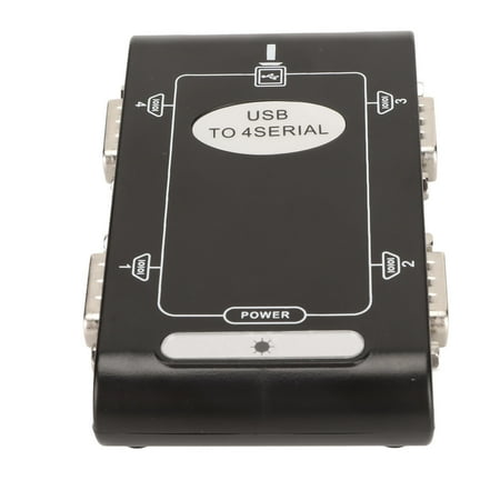 USB To RS232 Adapter, USB To Serial Adapter 4 RS232 Port Hub, COM ...