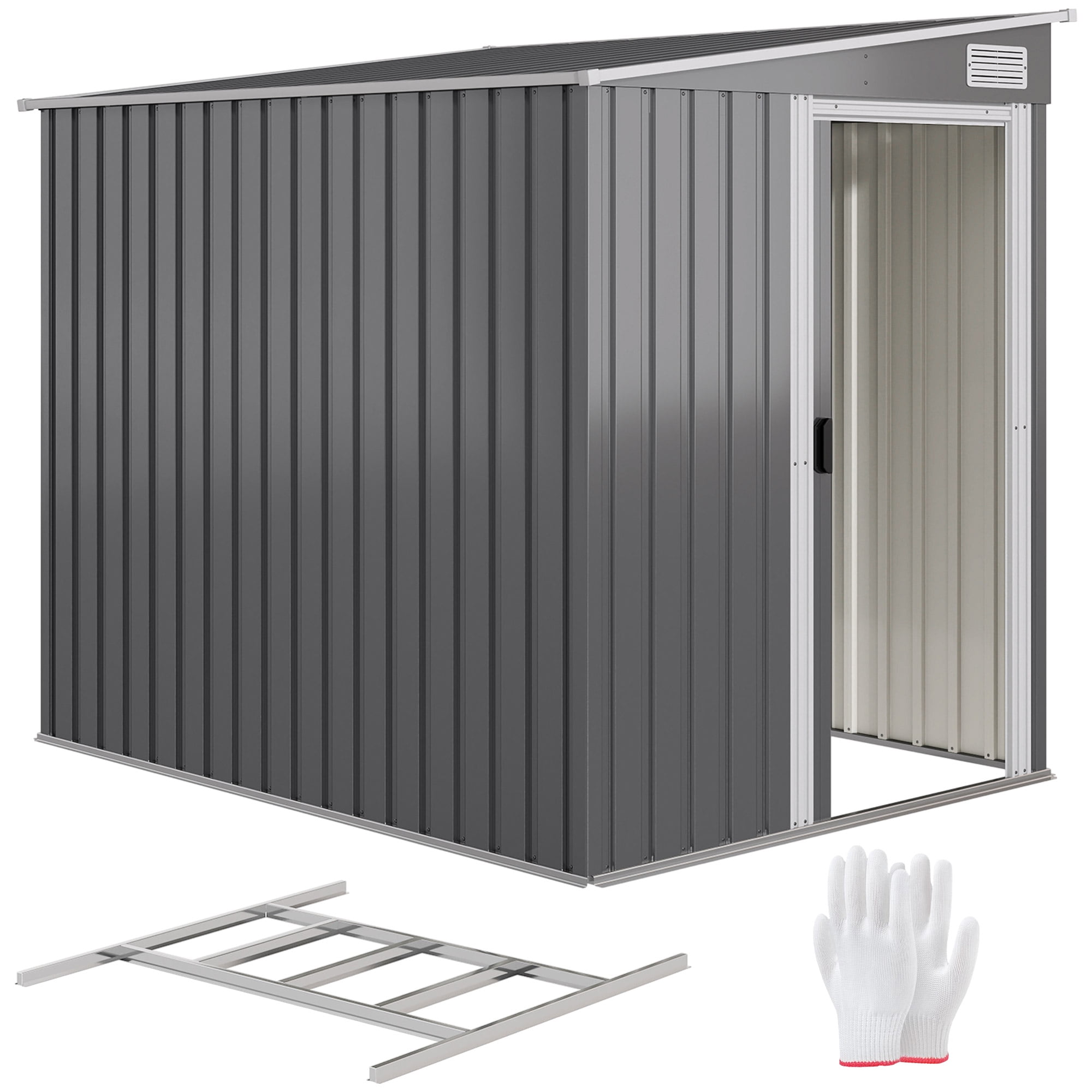 Click here for Outsunny 5 X 7ft Lean To Outdoor Storage Shed W/ F... prices