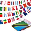 Walmart 200 Countries Pennant String Flag, 184 ft World Banner for ...