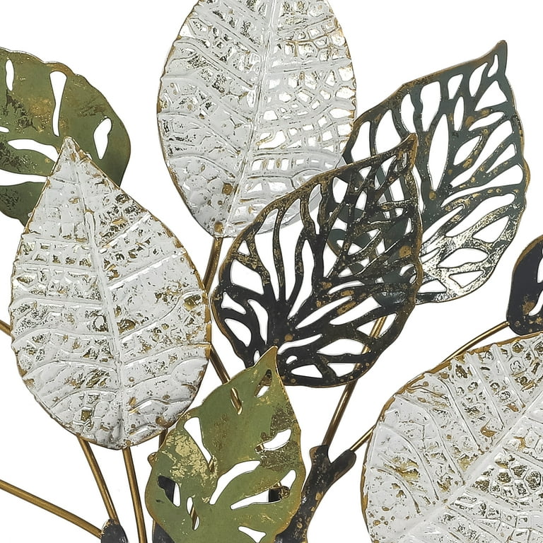 Large Metal Leaves
