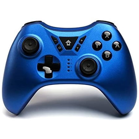 Wireless Bluetooth Game Joystick Handle Joystick Gamepad (Color : Blue ...