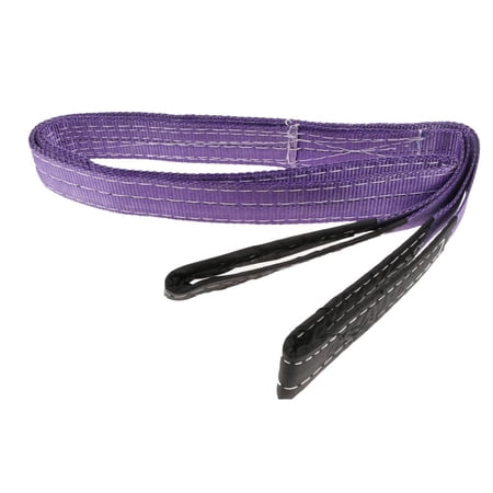 6.6ft 2m X 1000kg Double-layer Heavy Duty Tow Strap Rope Lifting Towing ...