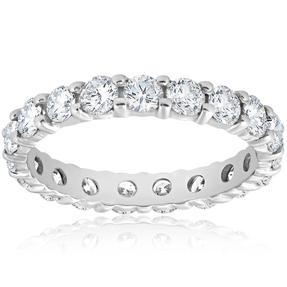 2ct Prong Diamond Eternity Ring 950 Platinum Walmart 2ct Prong Diamond Eternity Ring 950 Platinum Walmart