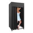 Modern Black Fitting Room, Portable Dressing Room, Movable Fitting Room ...