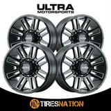 20" Black With Natural Accents Apocalypse 236 Wheel by Ultra Wheel 236 ...