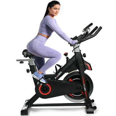 Costway Adjustable Exercise Bike Bicycle Cycling Cardio Fitness LCD w/ 18lb Flywheel - Walmart.com