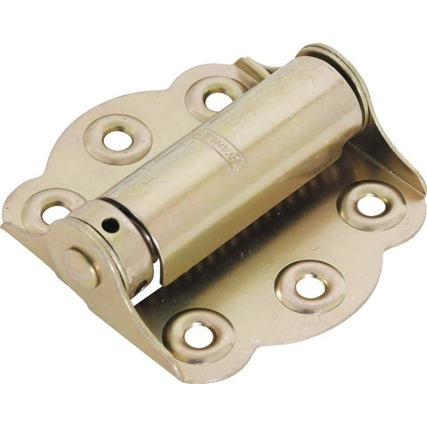 Stanley Hardware 748850 Satin Brass Adjustable Tension Full Screen Door Spring Hinge - Walmart.com