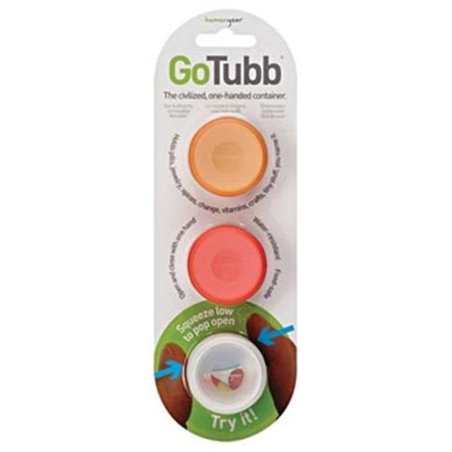 Humangear GoTubb, 3-Pack, Small (0.4oz), Clear/Orange/Red - Walmart.com