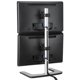 Visidec By Atdec Vfs-dv Freestanding Dual Vertical Monitor Mount ...