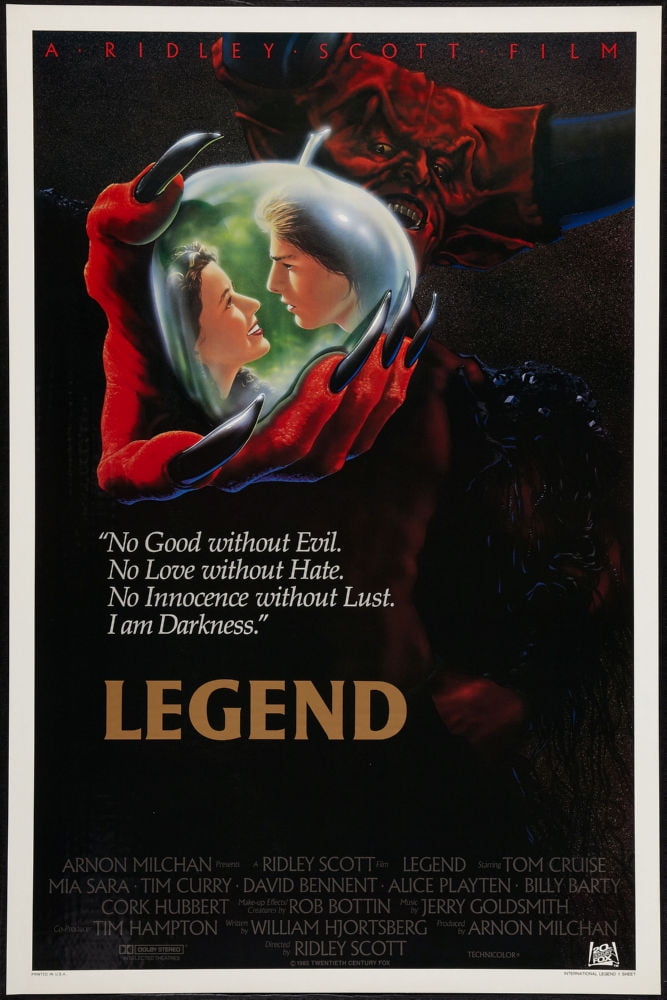 Legend Movie poster Metal Sign 8inx 12in Art Print on Metal 8x12 Square ...