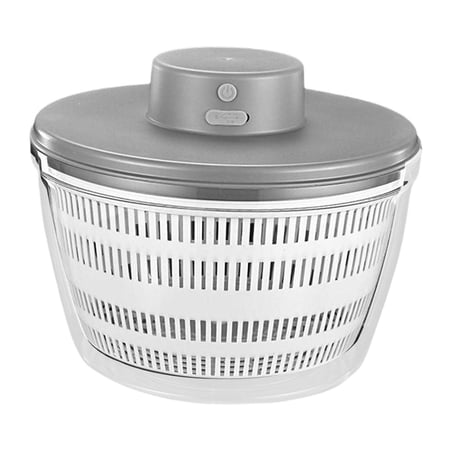 Electric Salad Spinner Automatic Draining System for Lettuce Rotator ...