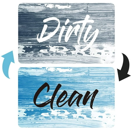 Clean Dirty Magnet Double Sided Dishwasher Magnet for Refrigerator ...