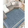 Unique Loom Outdoor Border Collection Area Rug - Soft Border (7' 1" x ...