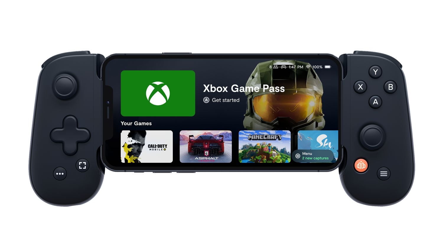 Backbone One Mobile Gaming Controller for iPhone [FREE 1 Month Xbox ...