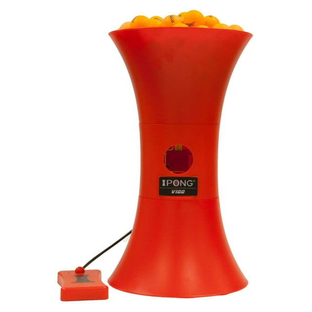 iPong V100 Table Tennis Trainer Robot, Red - Walmart.com
