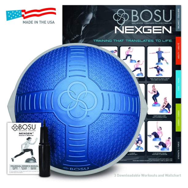BOSU Pro NexGen 65 Centimeter Home or Gym Ball Balance Trainer Having ...