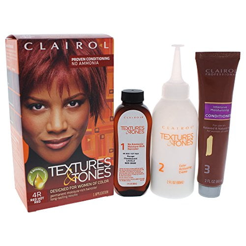 Clairol Professional Textures and Tones Permanent Hair Color, Red Hot ...
