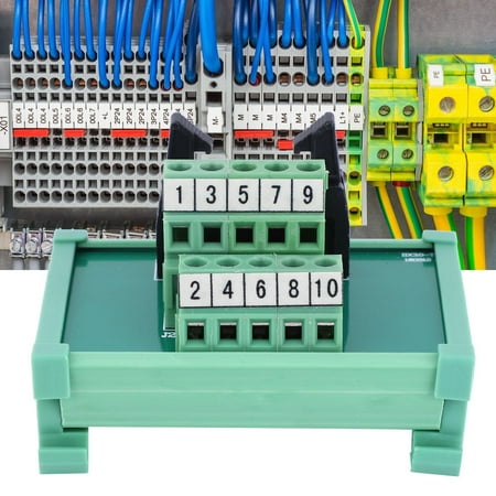 Plc Breakout Board Plc Terminal Block Connector Din Rail Mount ...