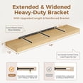 48 Inch Floating Shelf, 12 Inch Deep Wall Shelf for Home Storage ...