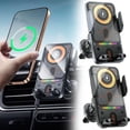 2-in-1 Car 360Rotating Mobile Phone Holder & Wireless Charger,2026 New ...