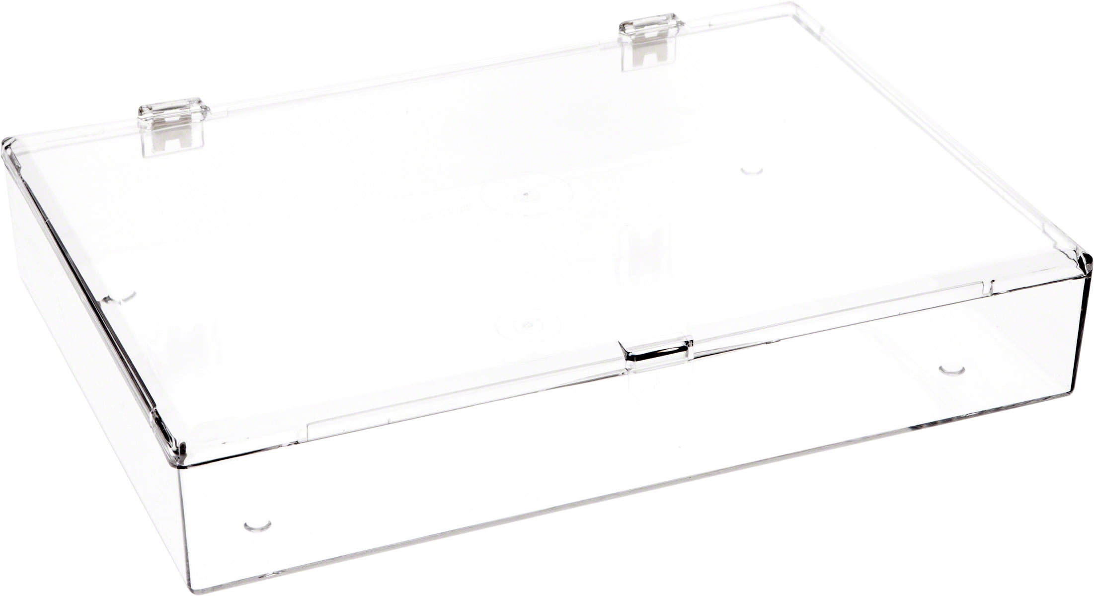 Pioneer Plastics 700C Clear Rectangular Plastic Container with Snap ...