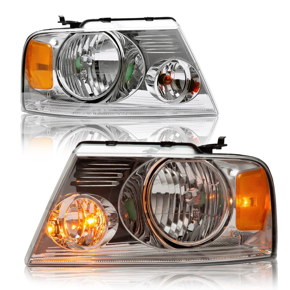 PIT66 Amber Headlight Corner Lamp Headlamp Assembly Fit For 04-08 Ford ...