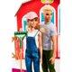 Barbie Sweet Orchard Farm Barn Playset With Barbie And Ken Dolls, Barn ...