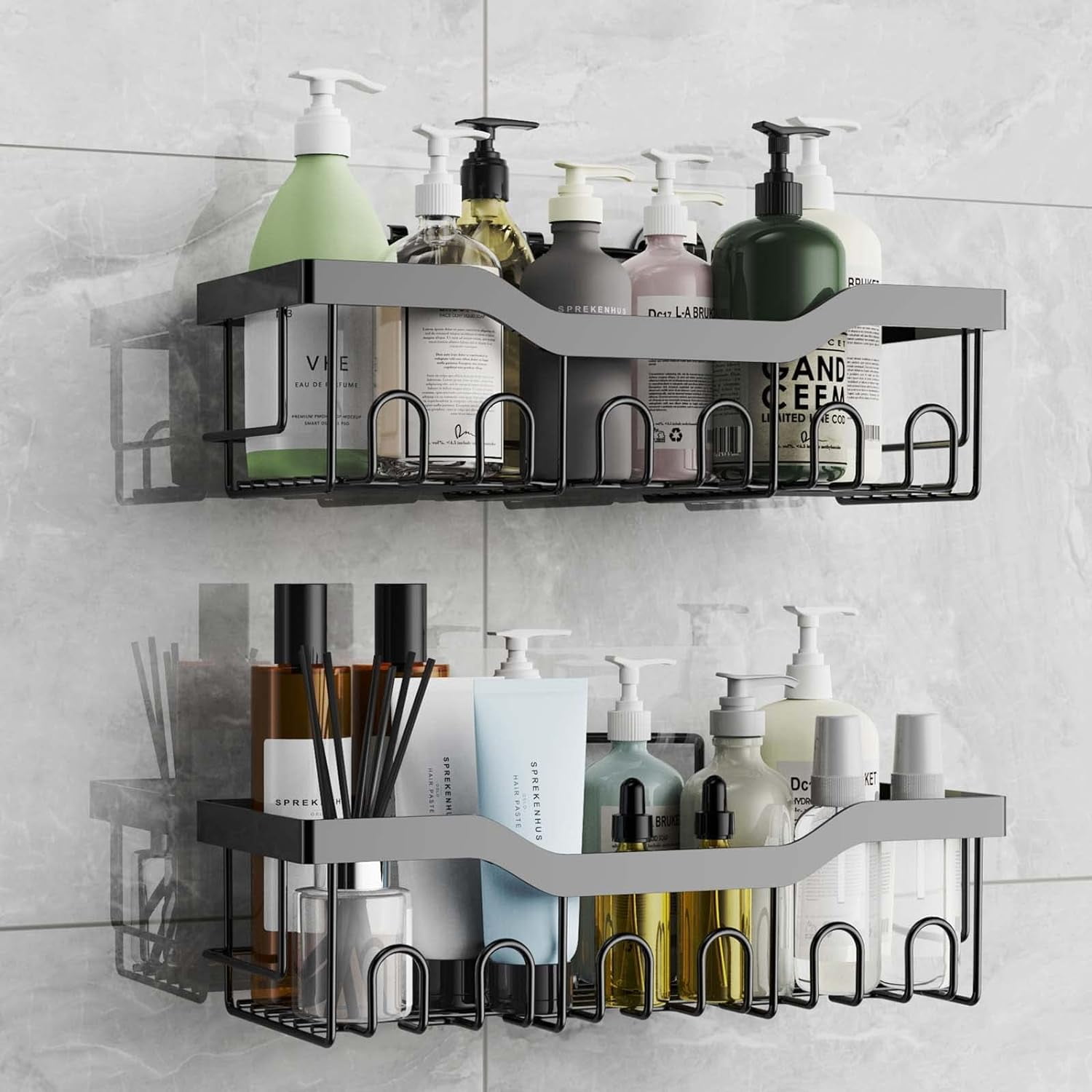 Click here for Surjde 2 Pack Shower Caddy Bathroom Organizers Wit... prices