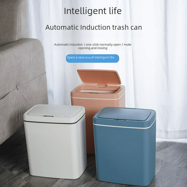 Bote de basura con sensor inteligente Bote de basura con tapa abierta ...