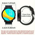 Wireless Calling And Message Alert Smart Watch with Pedometer And ...