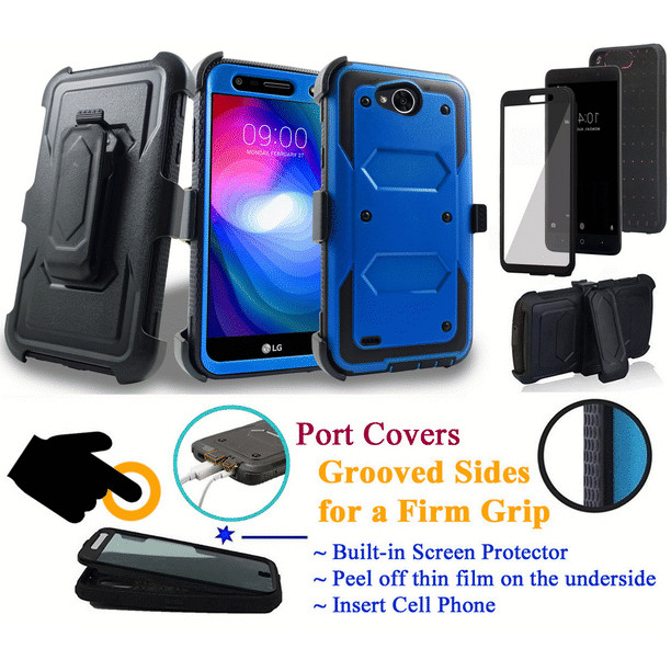 for LG 5.5" Fiesta 2 & 1 X Power 2 K10 Power X CHARGE Case Phone Case ...