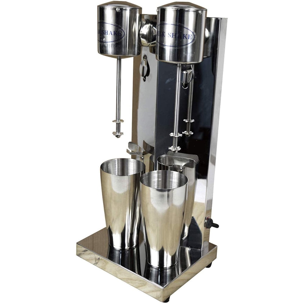 INTBUYING Double Head Milkshake Maker Smoothie Cocktail Drink Mixer ...